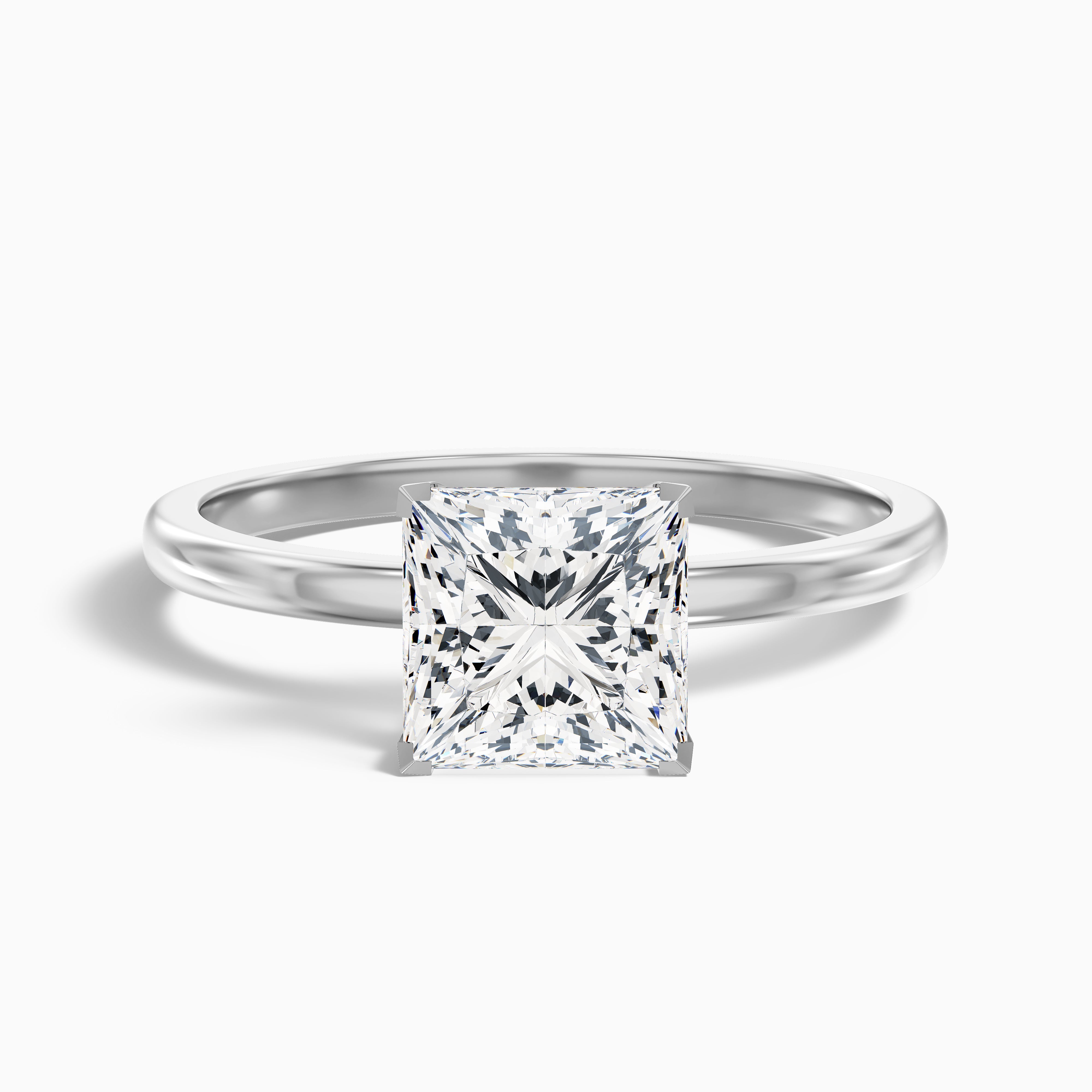 Pick Avila 1.5 Ct Princess Diamond Ring 18k White Gold