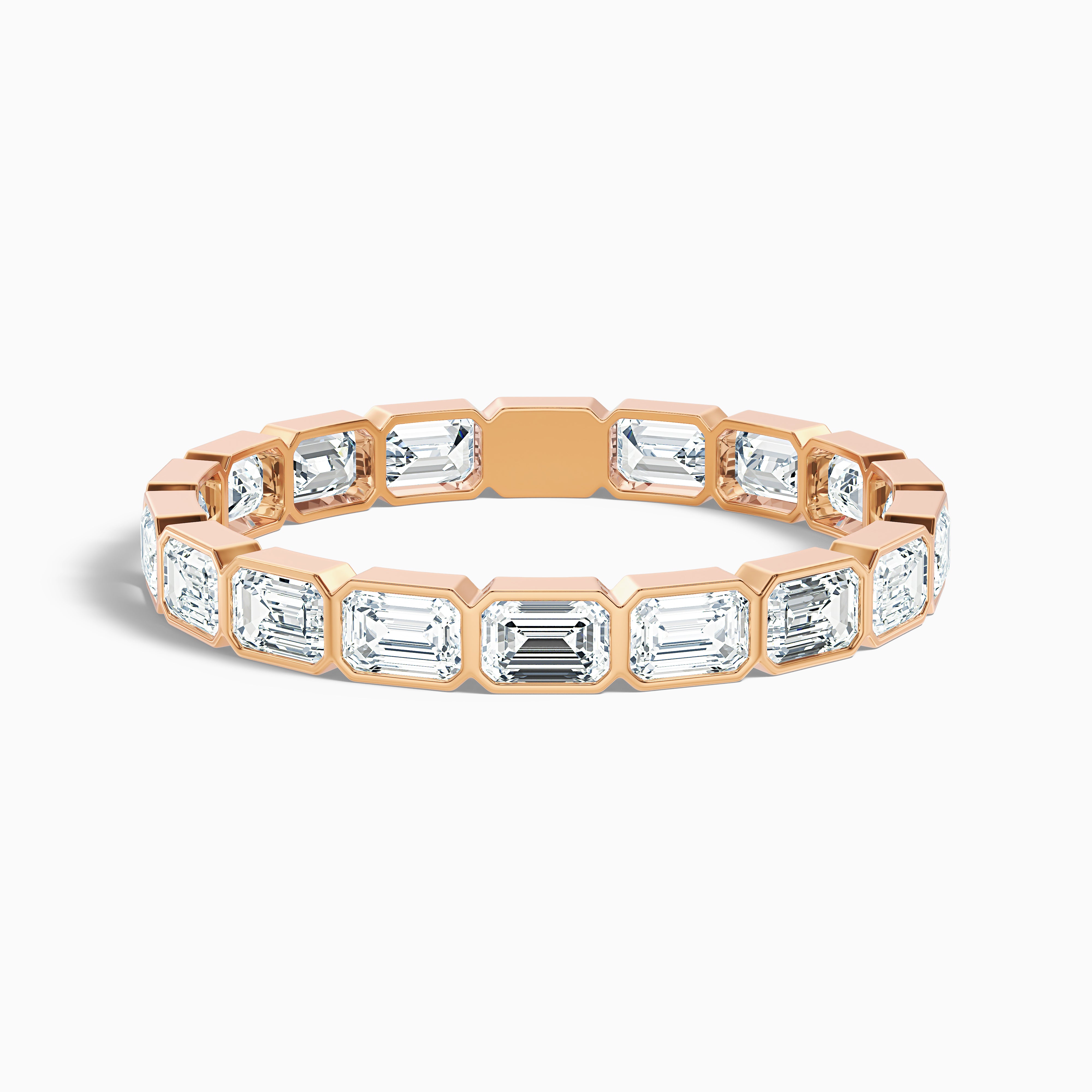 Shop Cheryl East West Bezel Lab Diamond Eternity Band