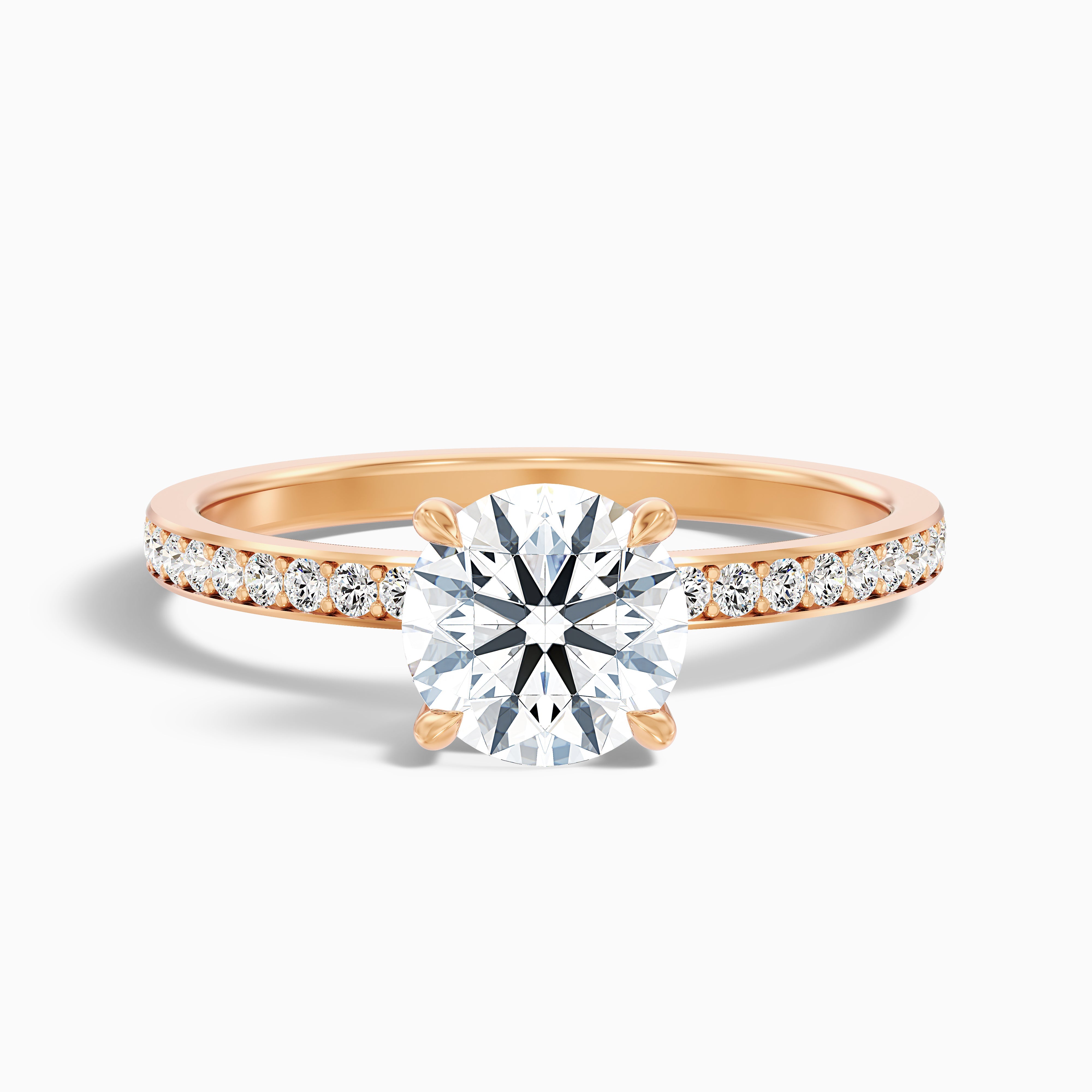 Buy Juli 7 Carat Round Diamond Ring 18k Rose Gold