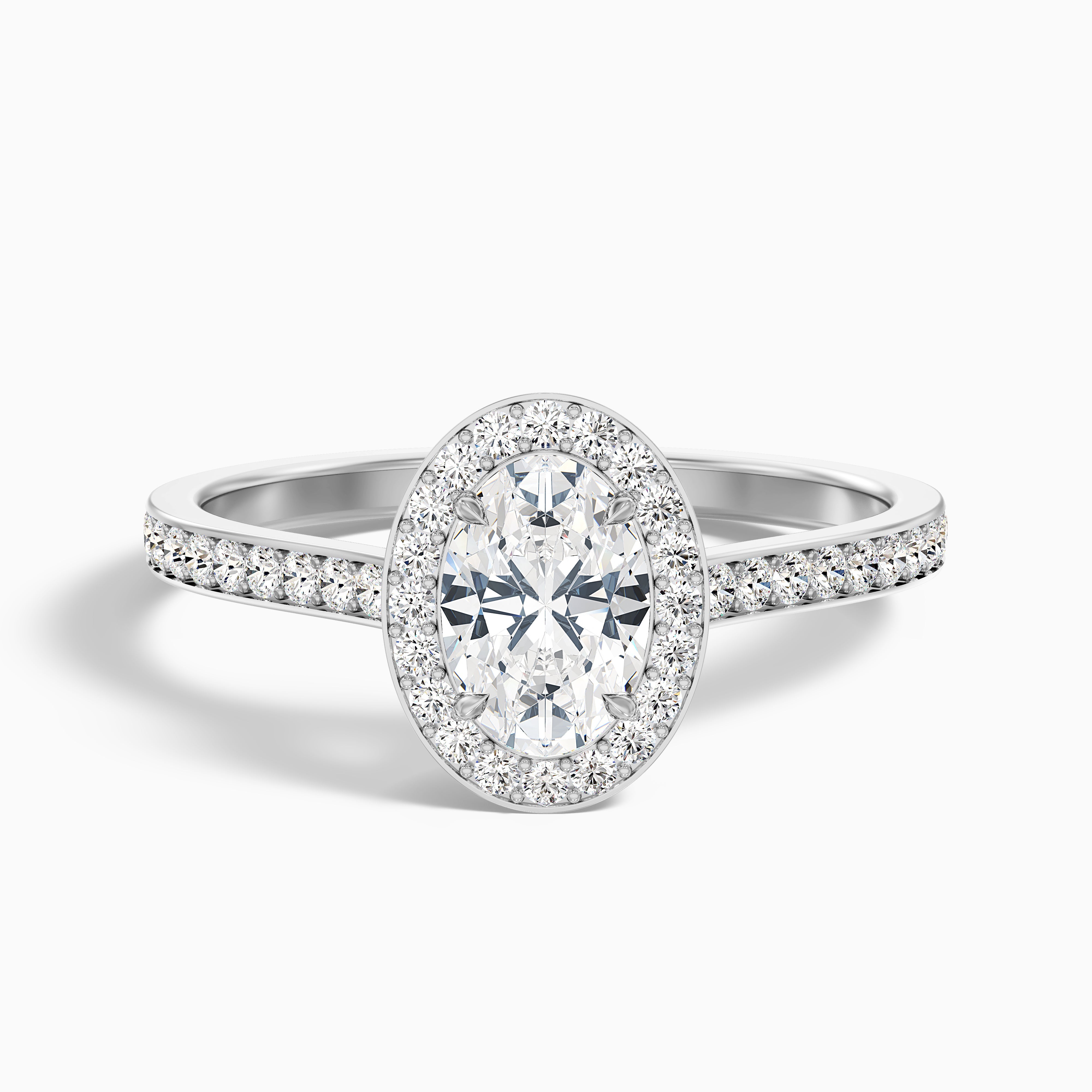 Order Erin 1 Carat Oval Diamond Ring Platinum
