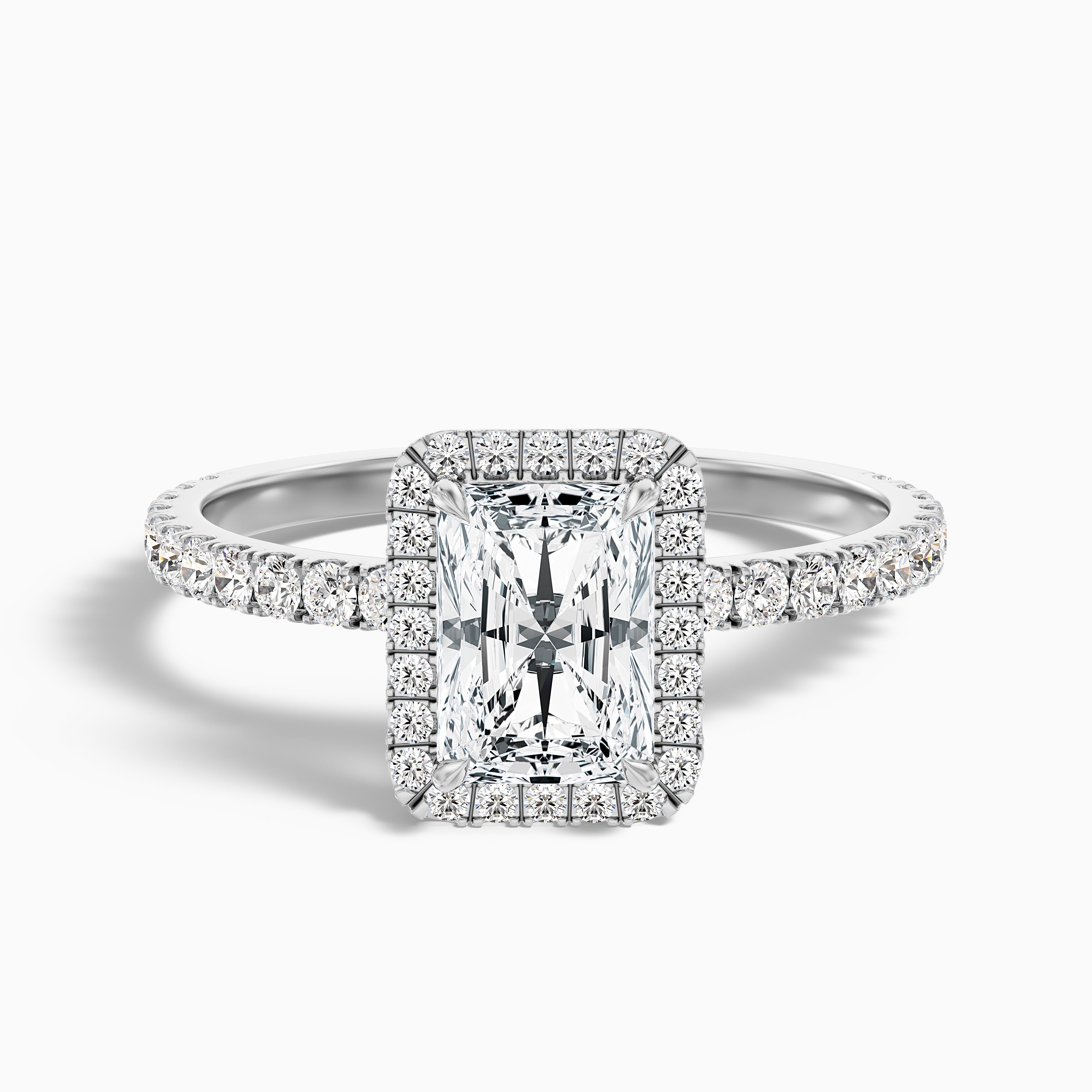 Purchase Becca 5 Carat Radiant Wedding Ring Platinum