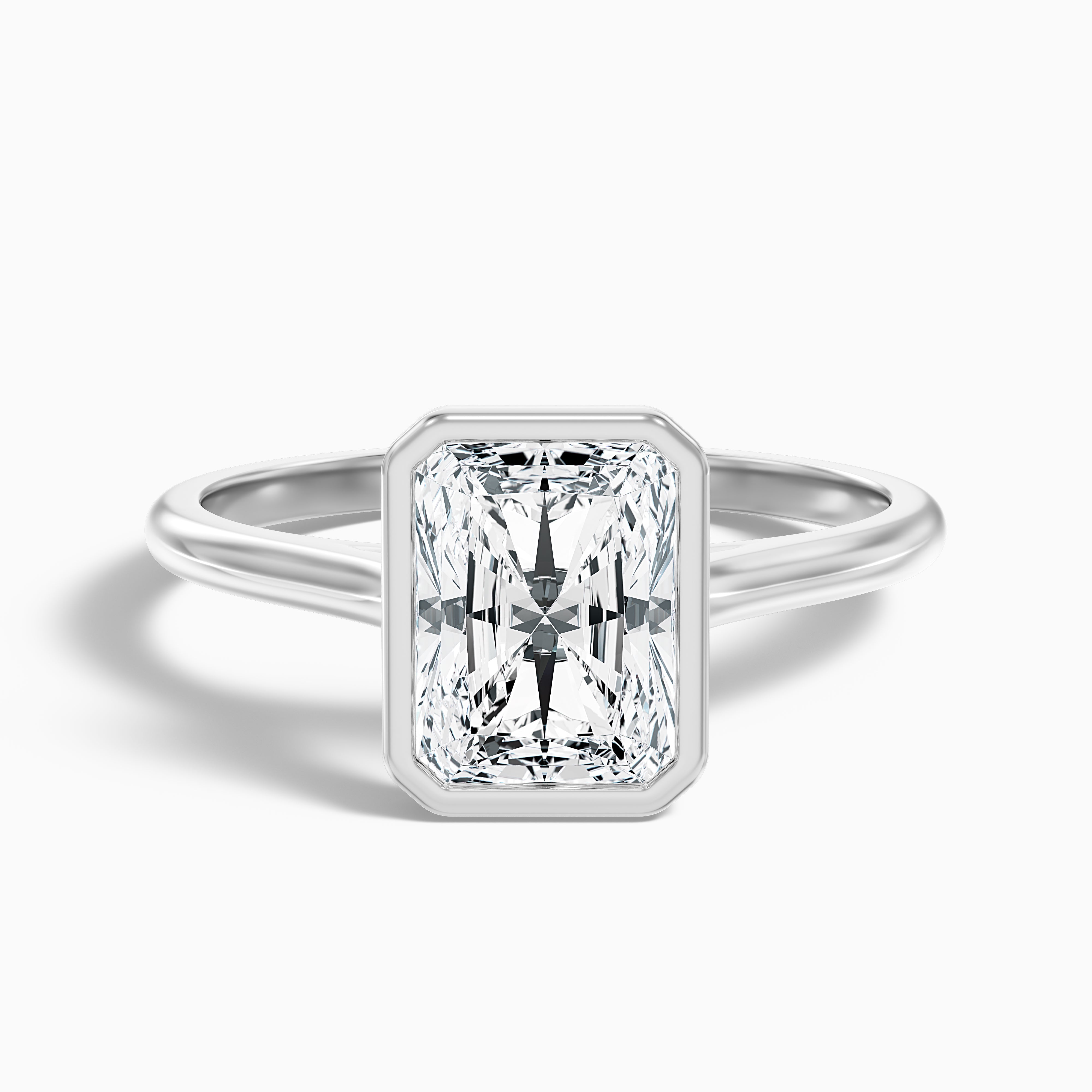 Explore Emery 3 Carat Radiant Diamond Ring 14k White Gold